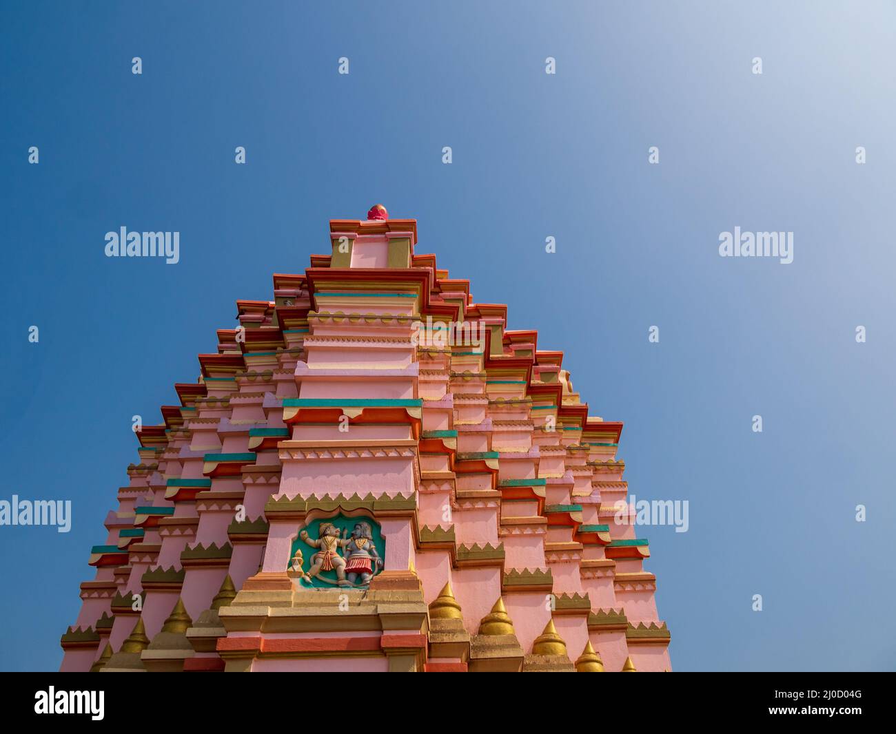 Beautifully painted Kalasa of kunkeshwar temple, Hindu Shiva temple ...