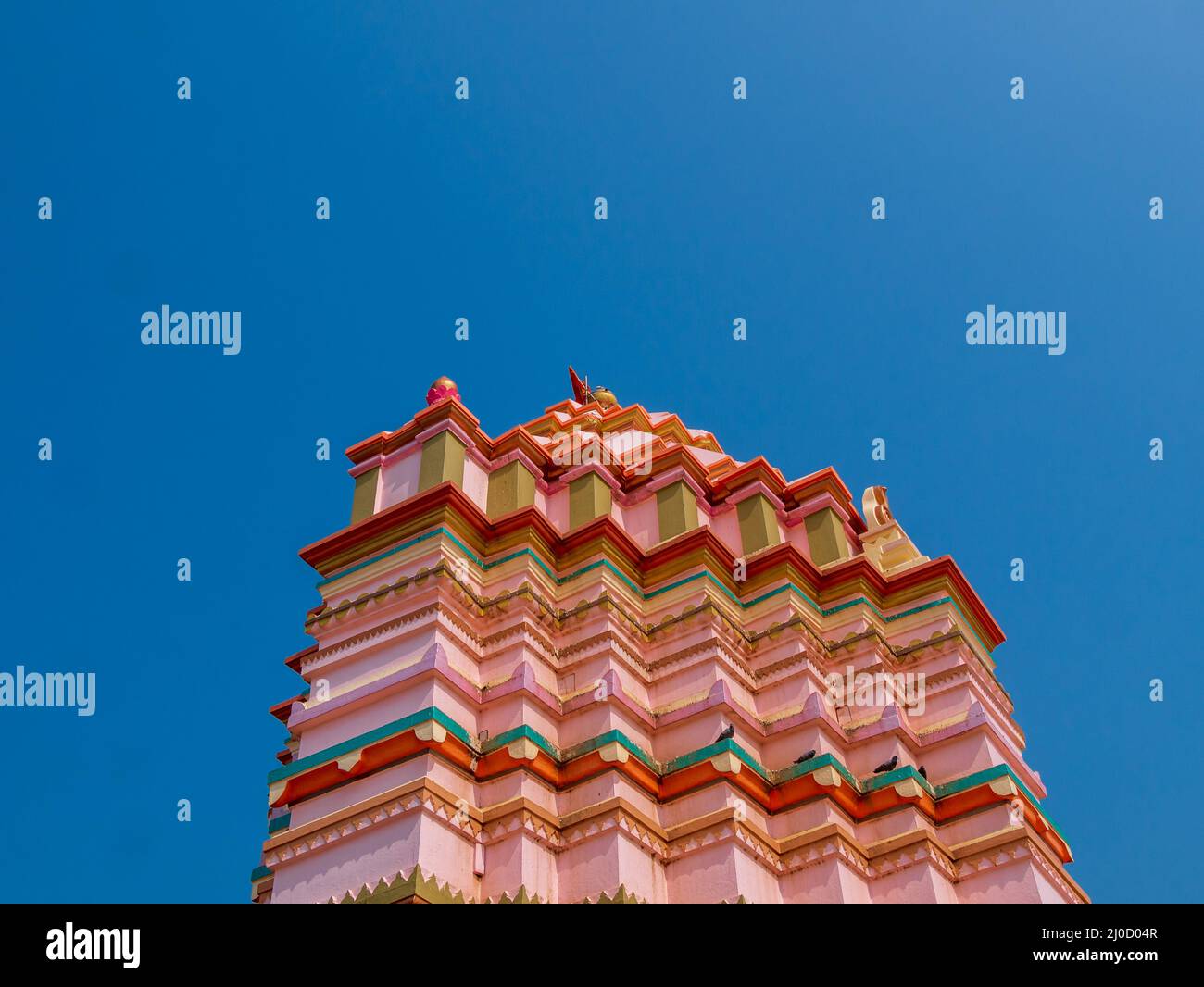 Beautifully painted Kalasa of kunkeshwar temple, Hindu Shiva temple ...