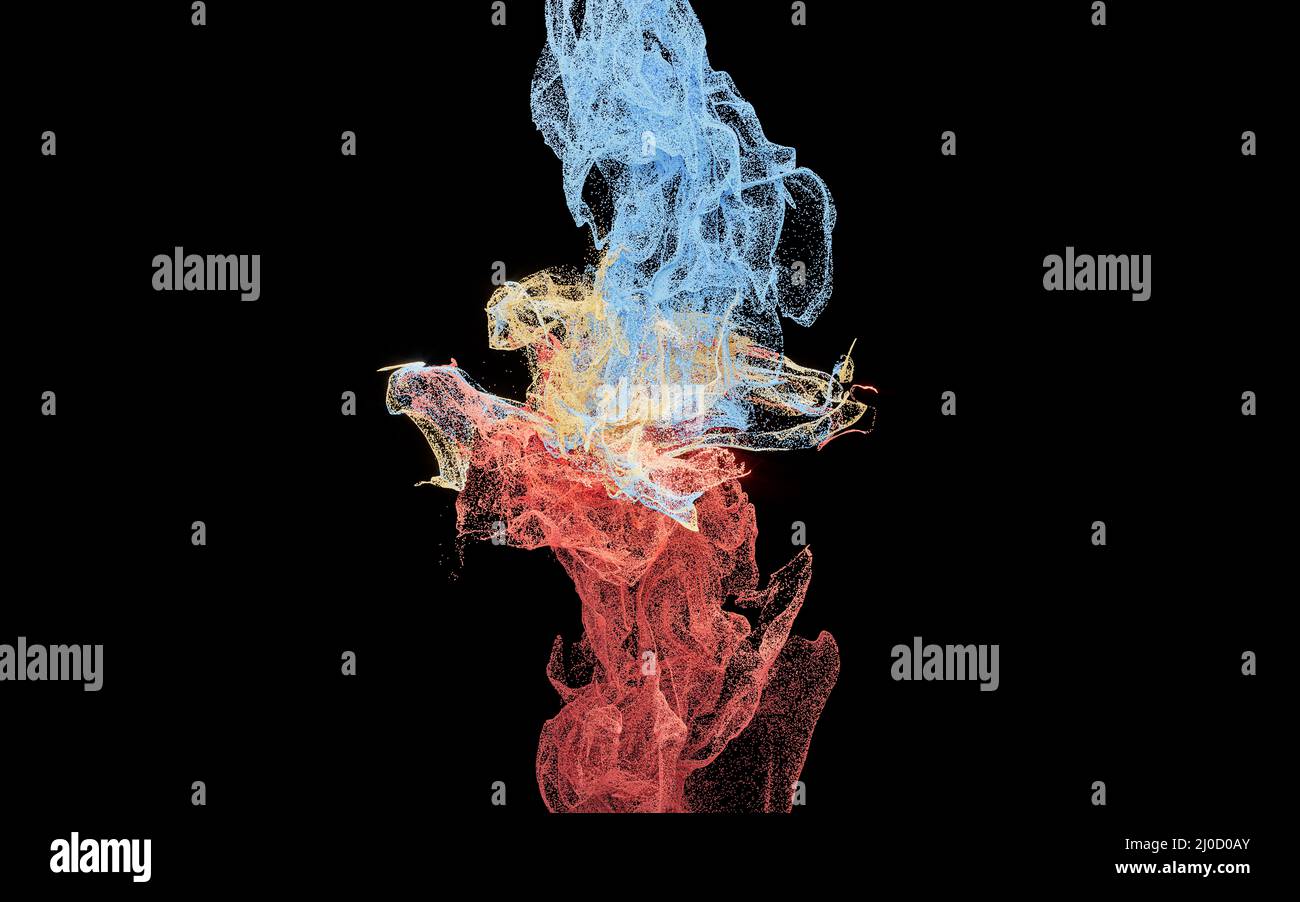 Particle collision liquid hi-res stock photography and images - Alamy
