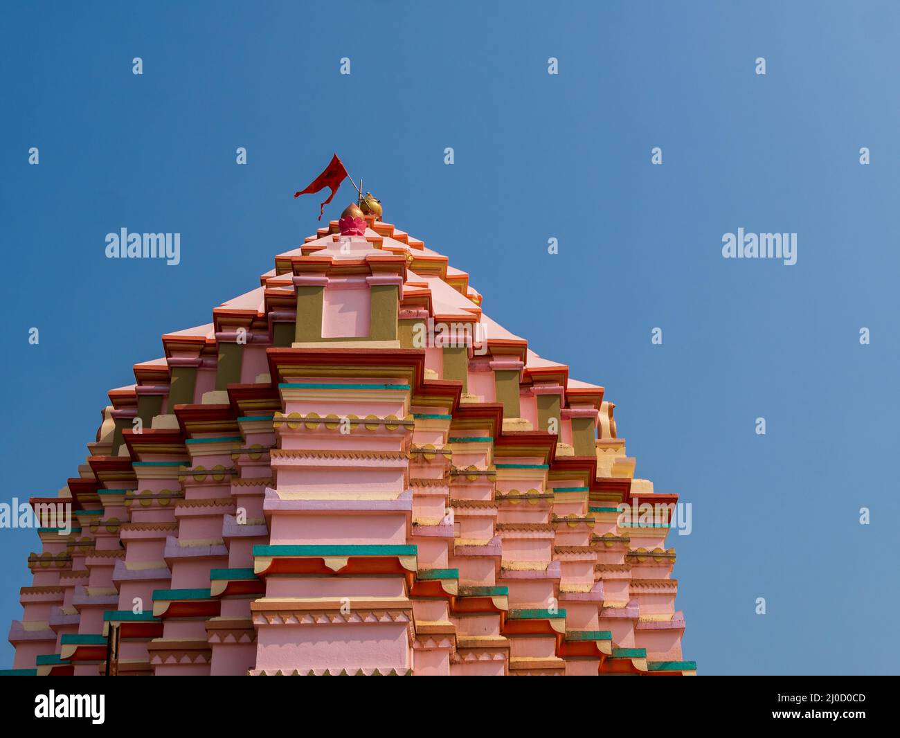 Beautifully painted Kalasa of kunkeshwar temple, Hindu Shiva temple ...