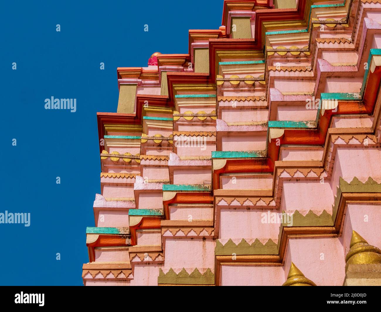 Beautifully painted Kalasa of kunkeshwar temple, Hindu Shiva temple ...