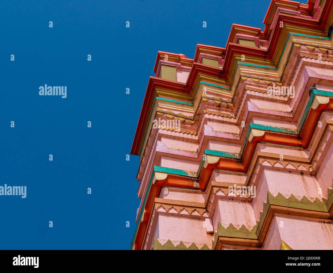 Beautifully painted Kalasa of kunkeshwar temple, Hindu Shiva temple ...