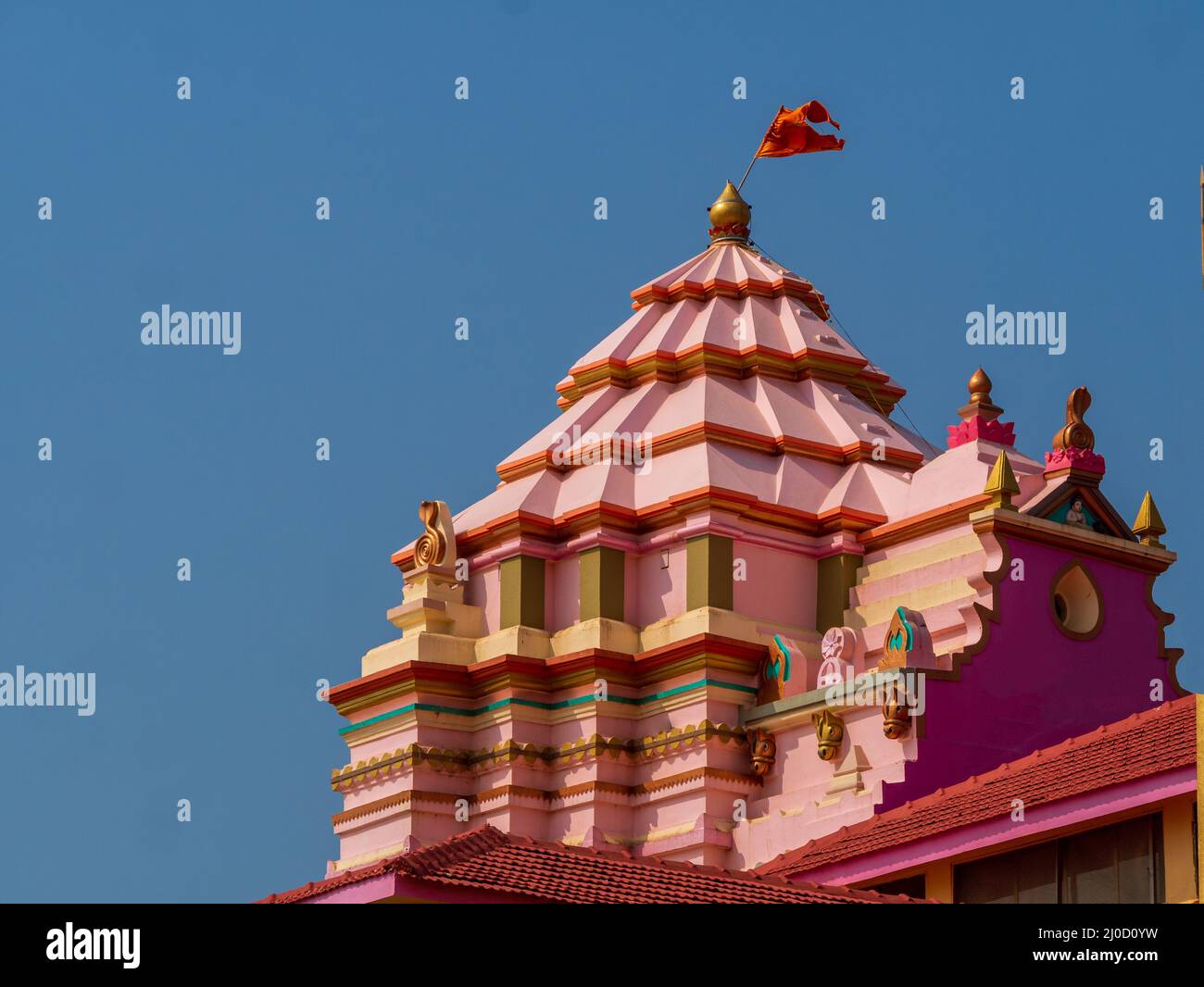 Beautifully painted Kalasa of kunkeshwar temple, Hindu Shiva temple ...