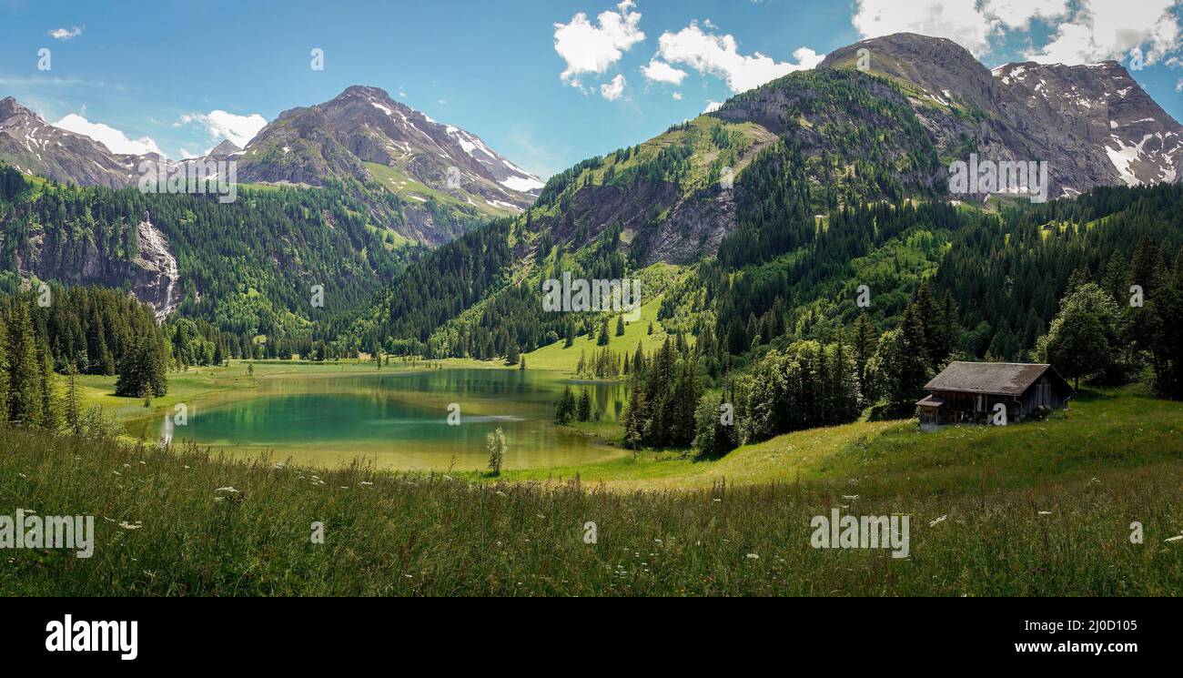 Lake lauenen bern switzerland hi-res stock photography and images - Alamy