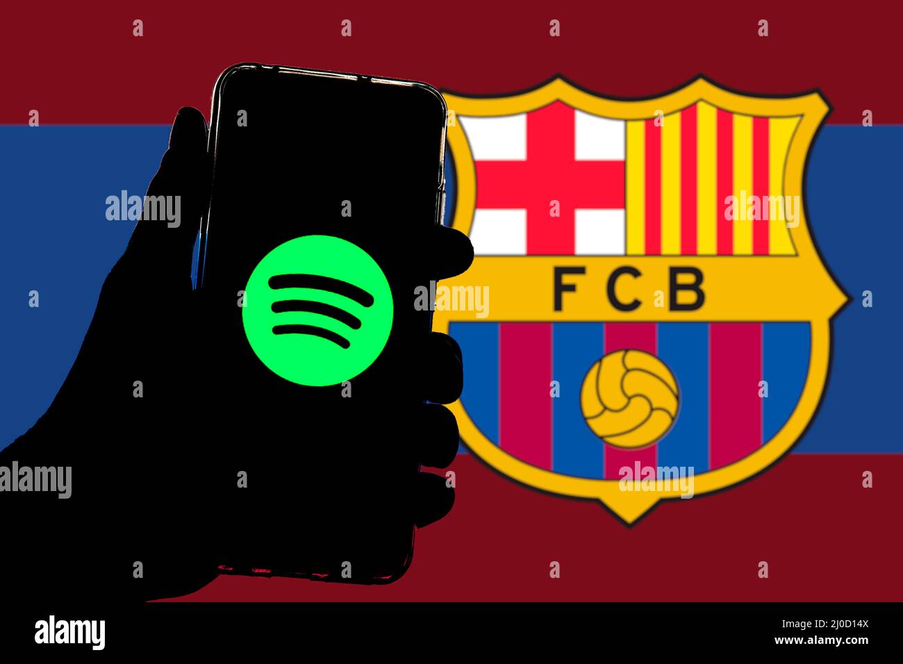 Spotify barca hi-res stock photography and images - Alamy