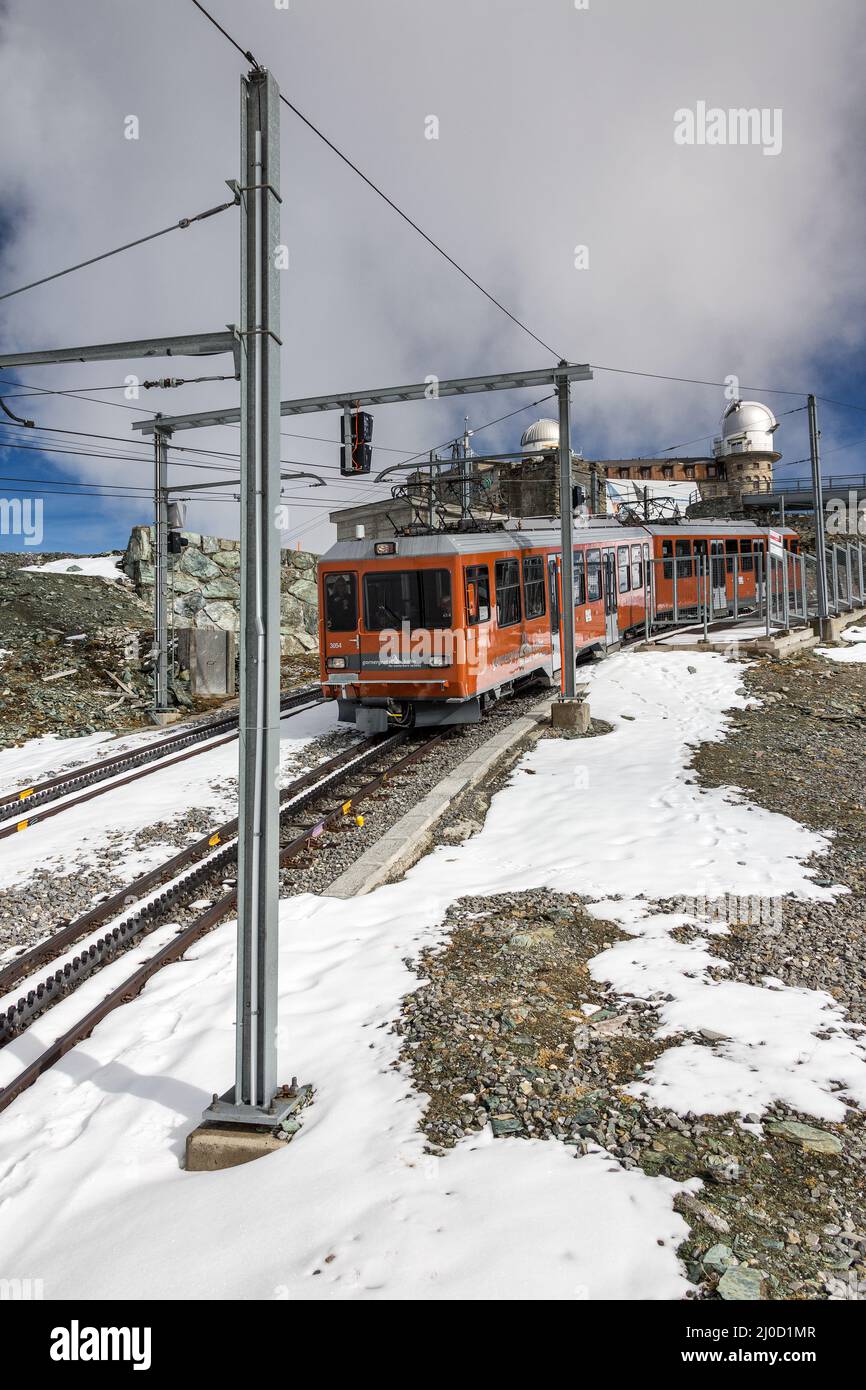 Gornergrat rack railway hi-res stock photography and images - Alamy