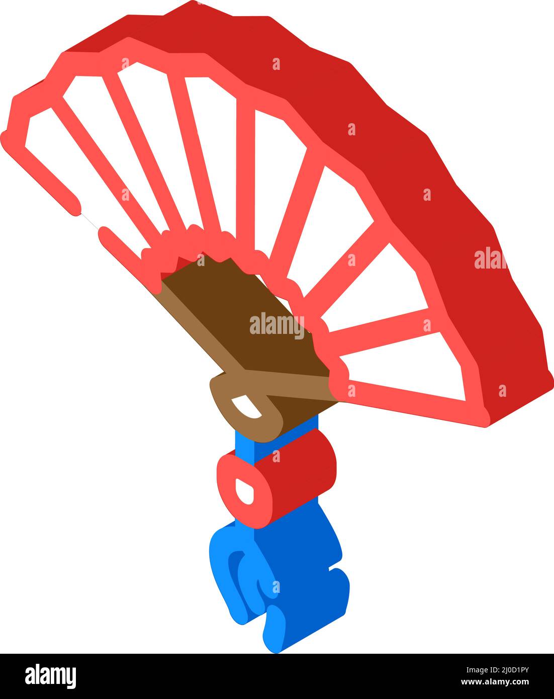 fan accessory isometric icon vector illustration Stock Vector Image ...