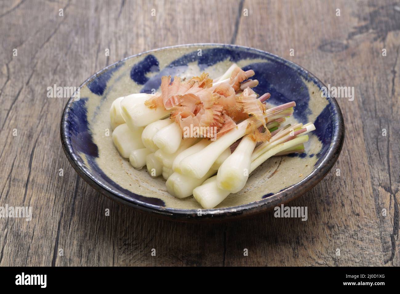 pickled shima rakkyo ( okinawa shallot ), japanese food Stock Photo - Alamy