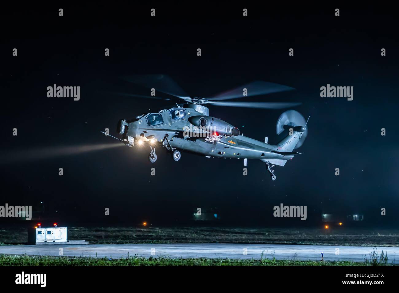 Helicopter night training Stock Photo - Alamy