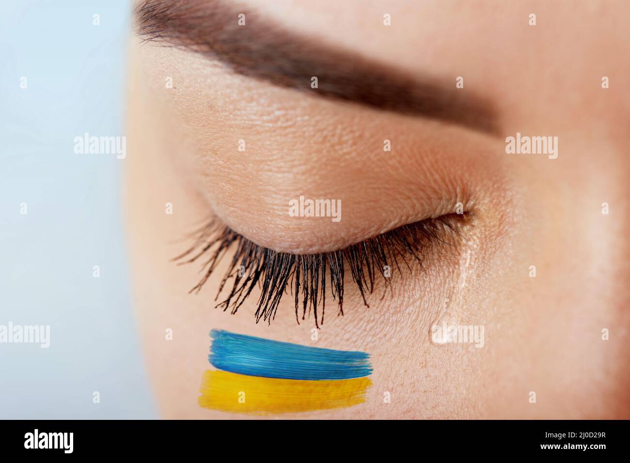 Crying ukrainian eye hi-res stock photography and images - Alamy
