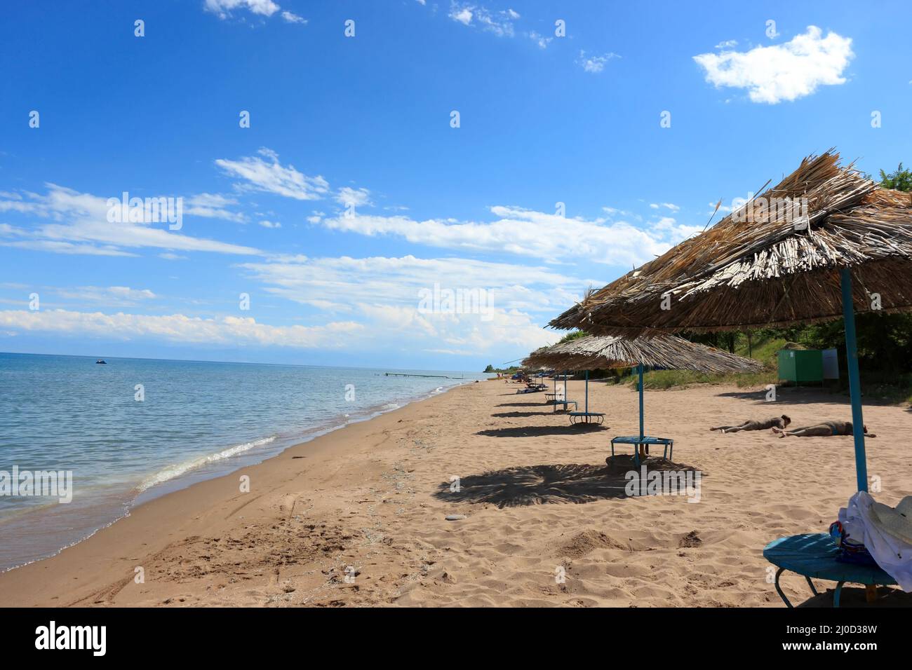 The resort on Issyk Kul lake, Kyrgyzstan Stock Photo - Alamy