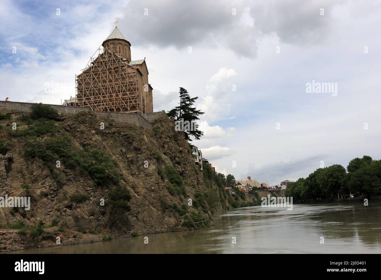 Metekhi is a historic district of Tbilisi, Georgia, located on the ...