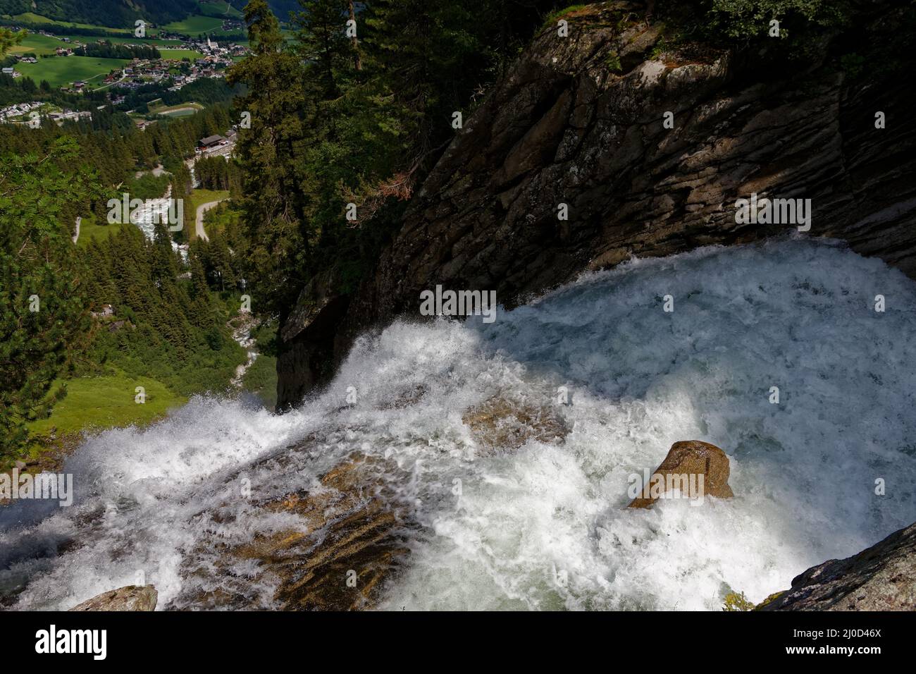 Krimml Waterfalls - Austria Stock Photo - Alamy