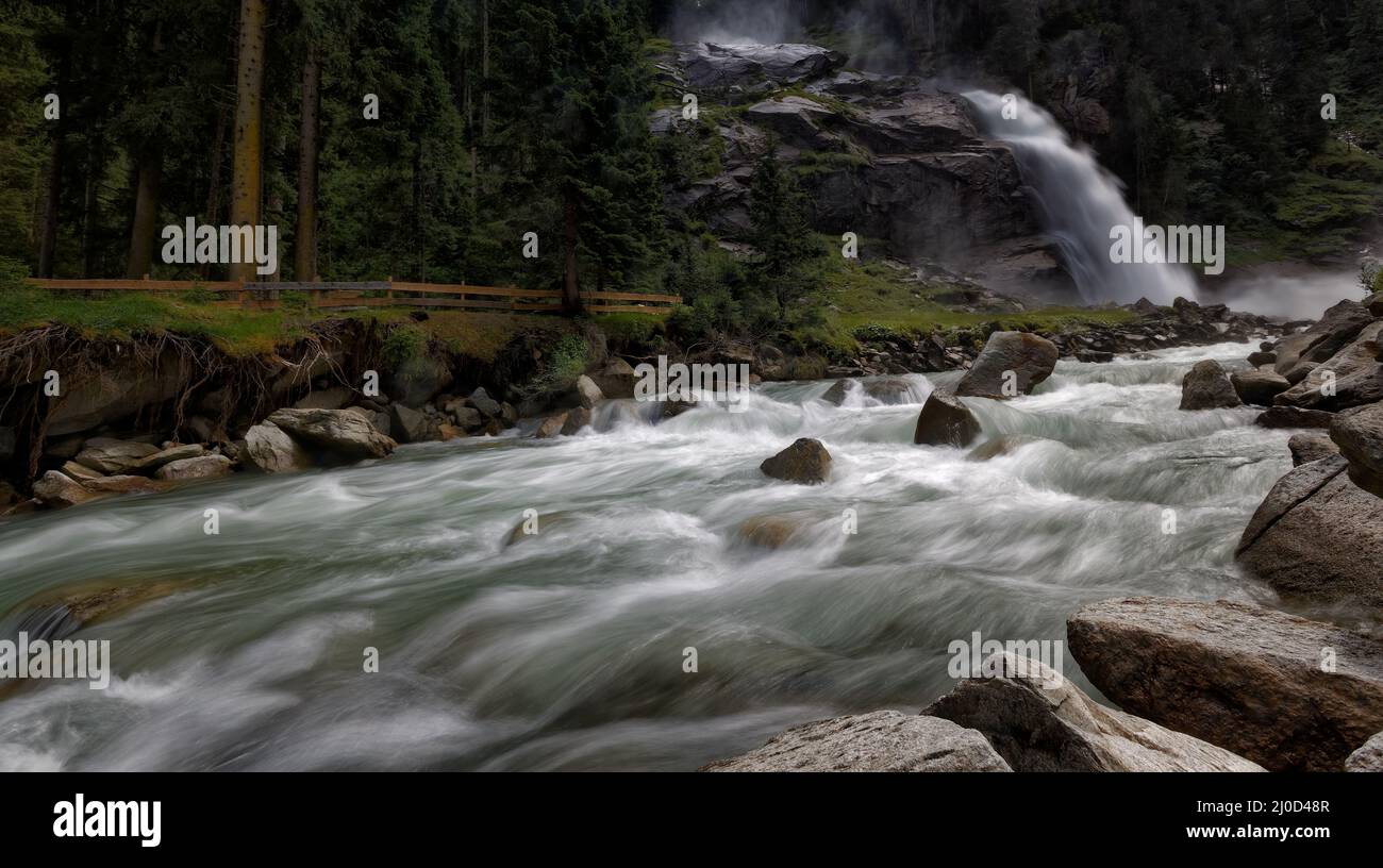 Krimml Waterfalls - Austria Stock Photo - Alamy