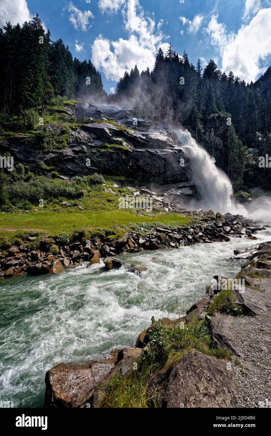 Krimml Waterfalls - Austria Stock Photo - Alamy