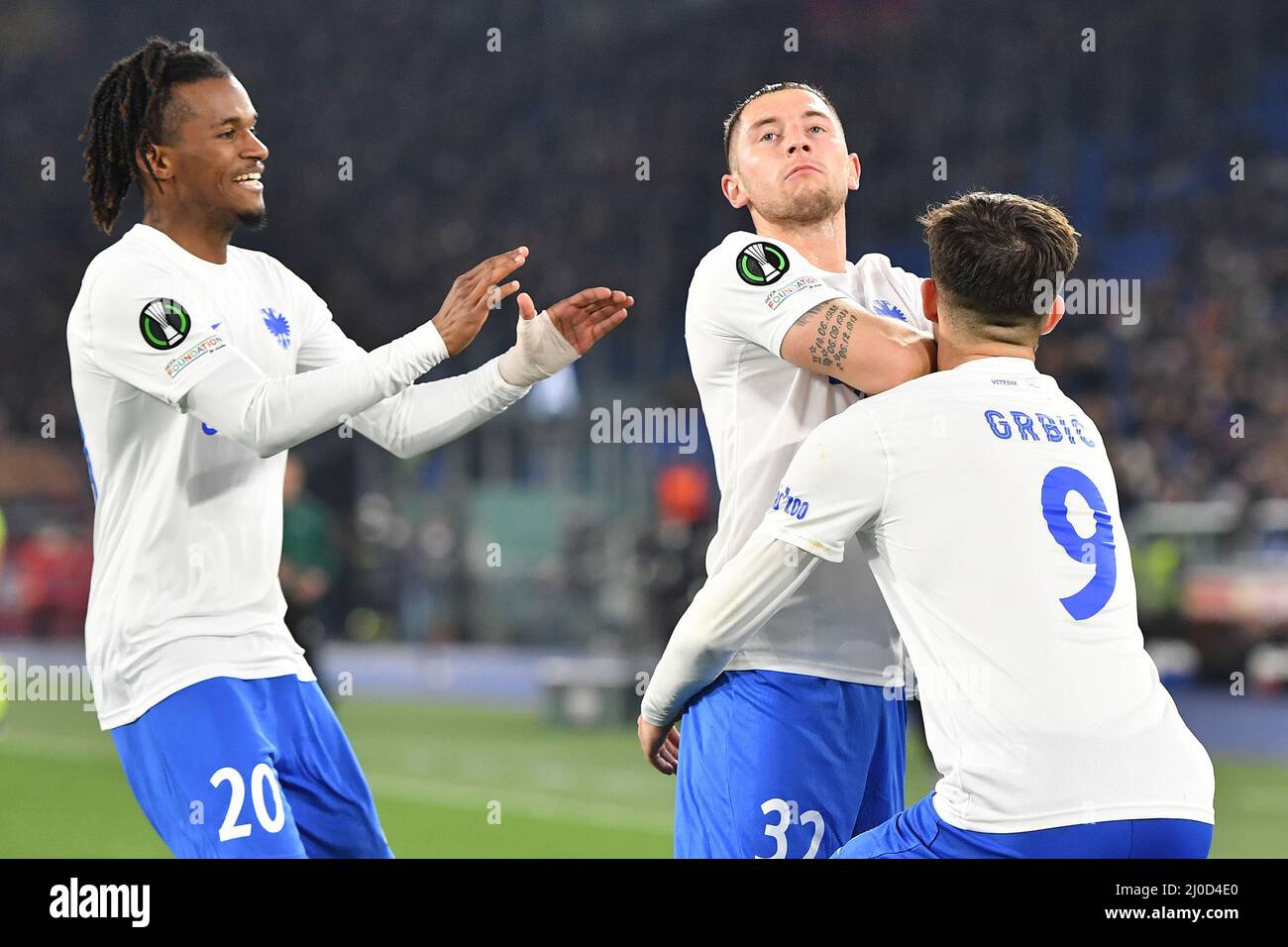 ROME, 17-03-2022, Stadio Olimpico, football, UEFA Europa Conference ...