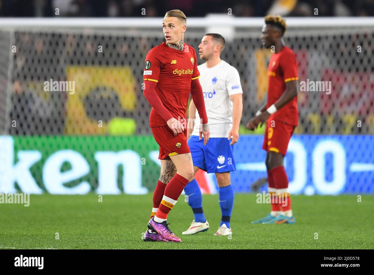 ROME, 17-03-2022, Stadio Olimpico, football, UEFA Europa Conference ...