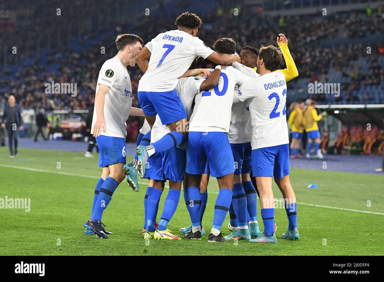 ROME, 17-03-2022, Stadio Olimpico, football, UEFA Europa Conference ...