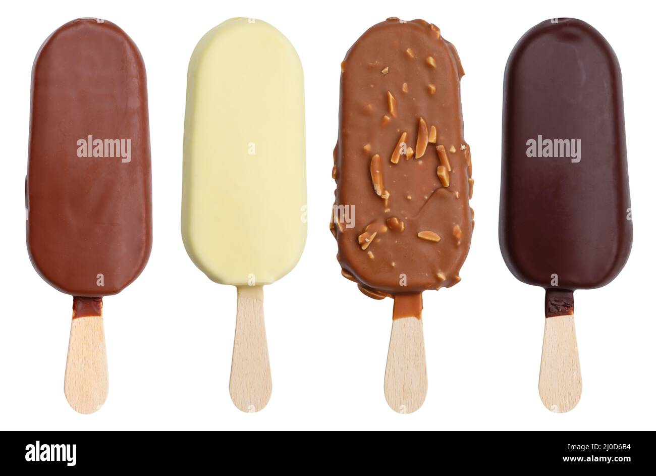 Popsicle chocolate ice cream different varieties collection chocolate ...