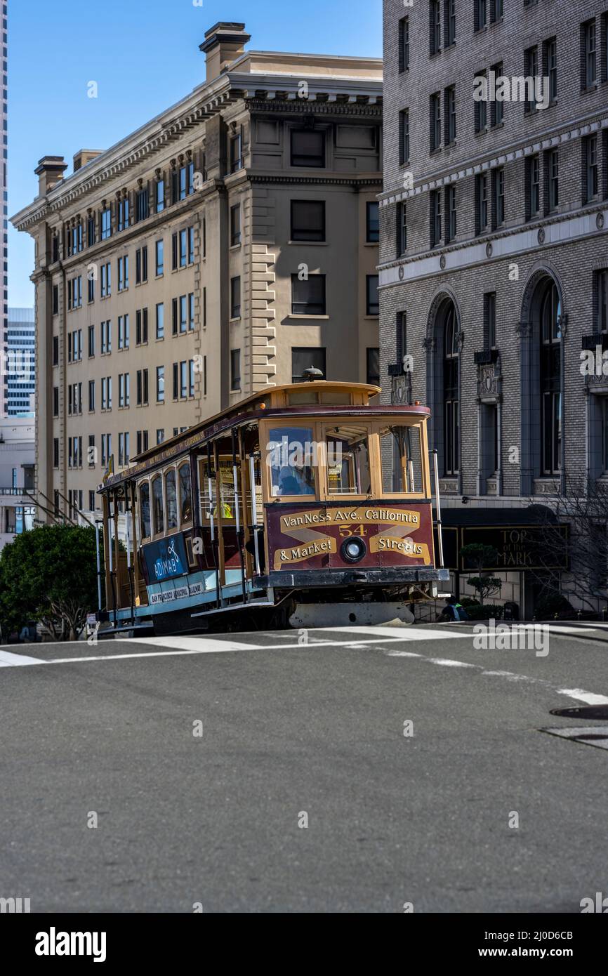 Trolley bus, San Francisco Stock Photo - Alamy