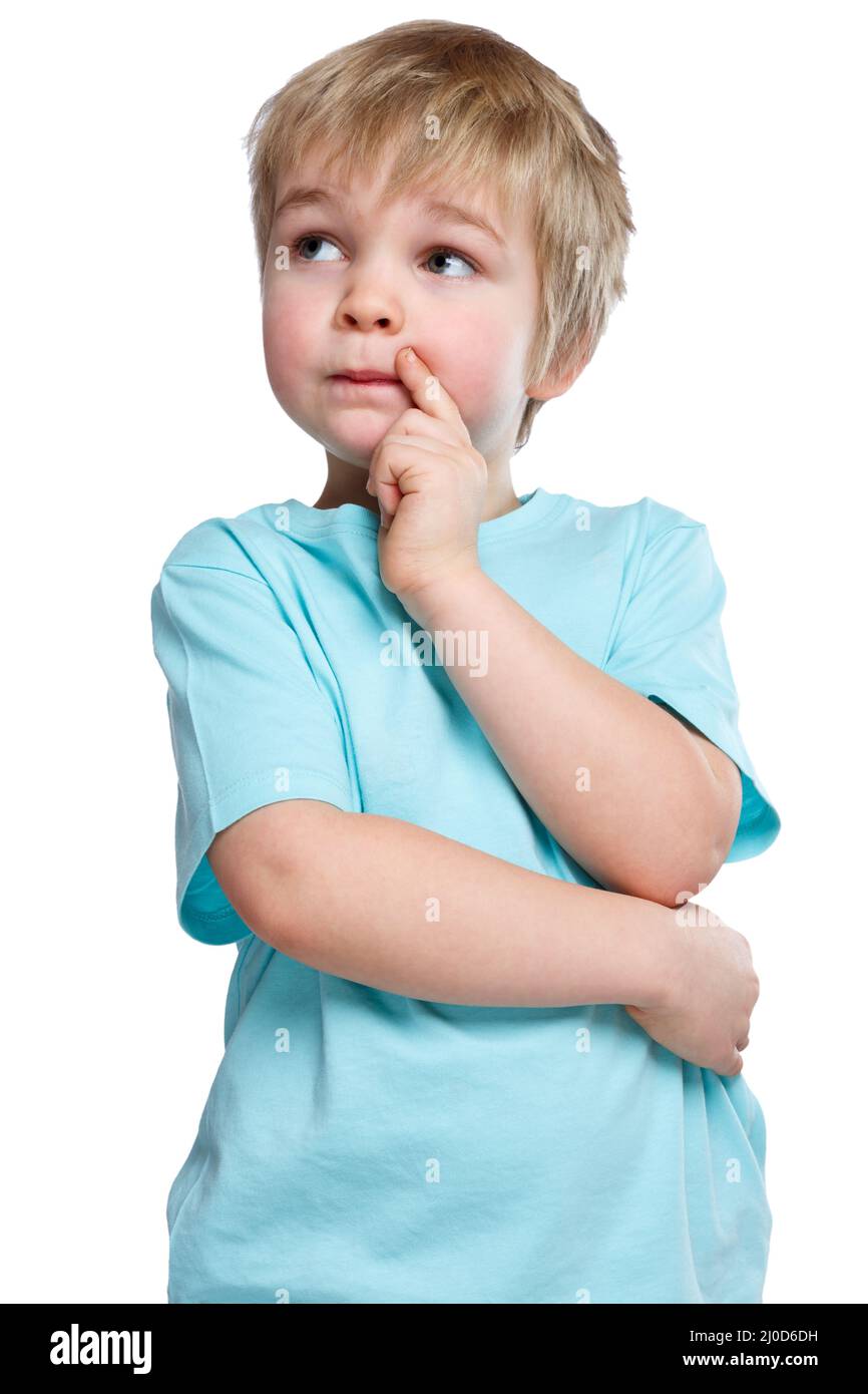 Child little boy thinking dreaming exempted isolated Stock Photo - Alamy Child little boy thinking dreaming exempted isolated Stock Photo - Alamy