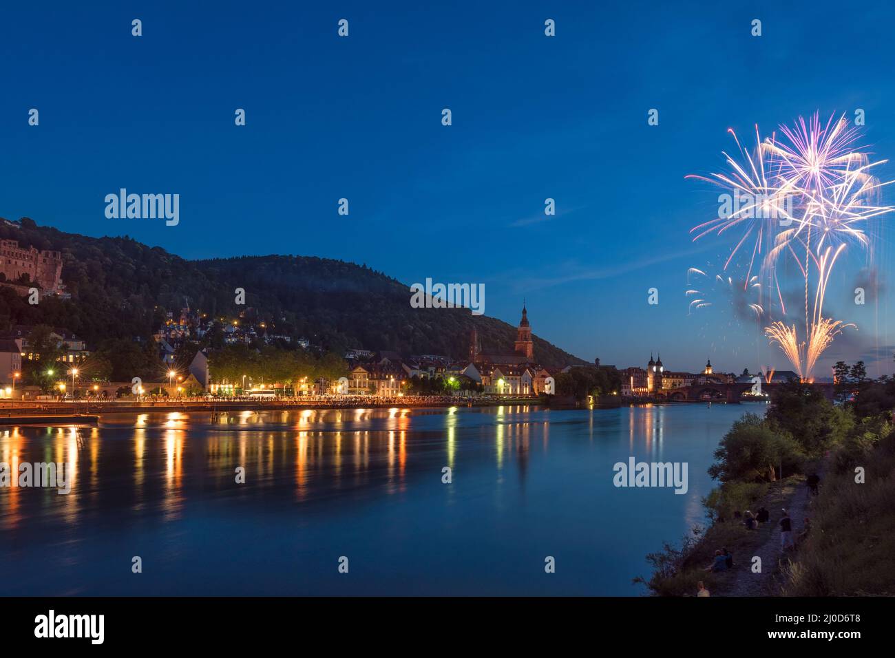 Heidelberg Castle - Castle illumination. Heidelberger Schloss ...