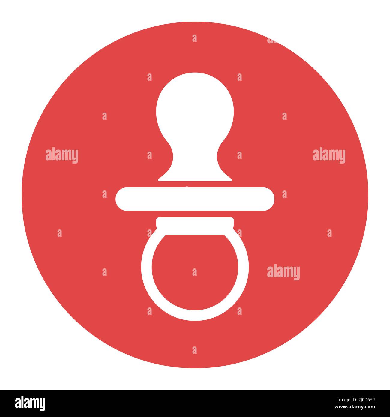 Baby dummy teat isolated vector glyph icon. Graph symbol for children ...