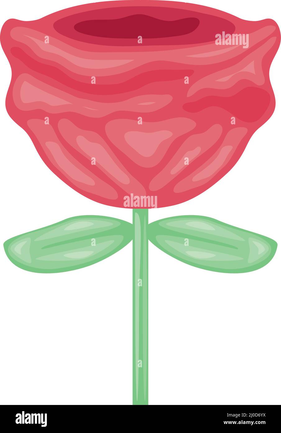 flower rose cartoon Stock Vector Image & Art - Alamy