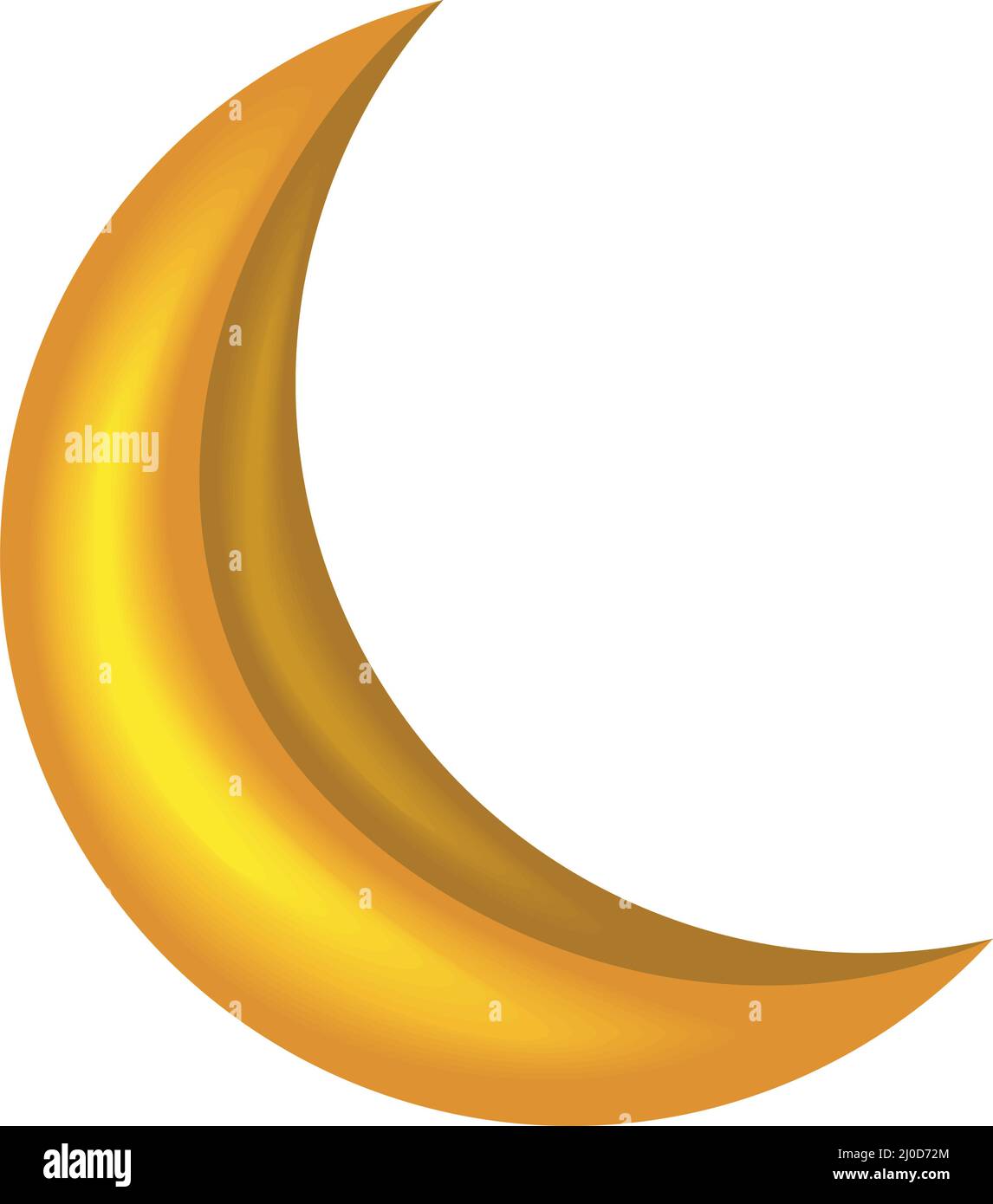 gold moon decoration Stock Vector Image & Art - Alamy