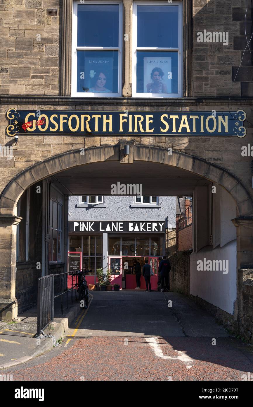 The Old Fire Station courtyard in the suburb of Gosforth, home to the ...