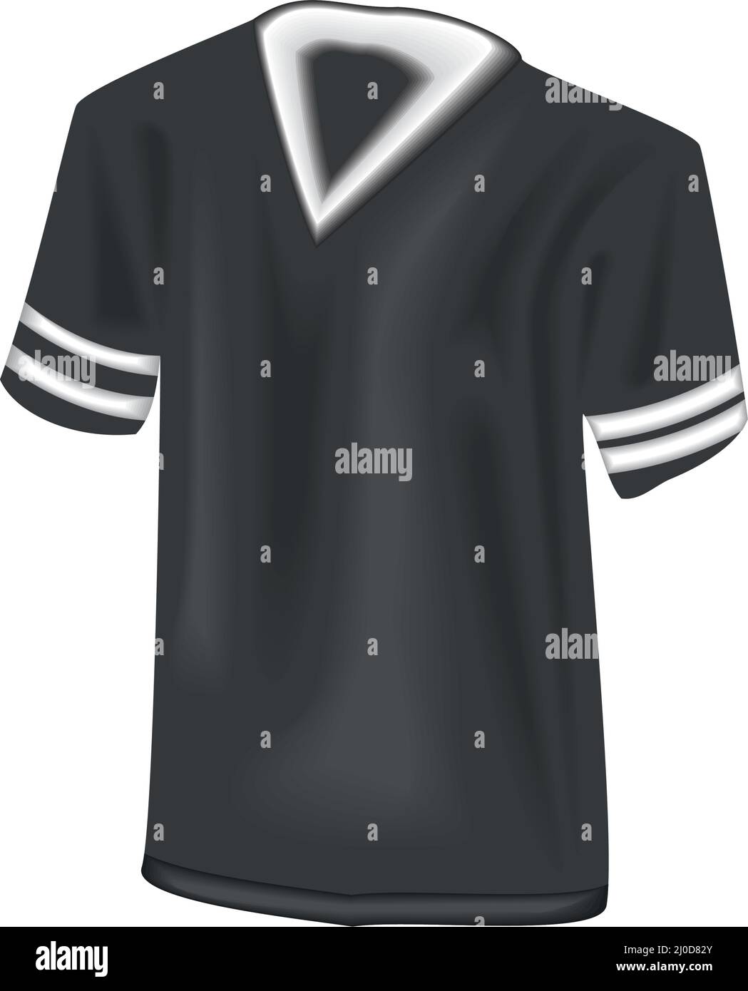 black realistic shirt Stock Vector Image & Art - Alamy