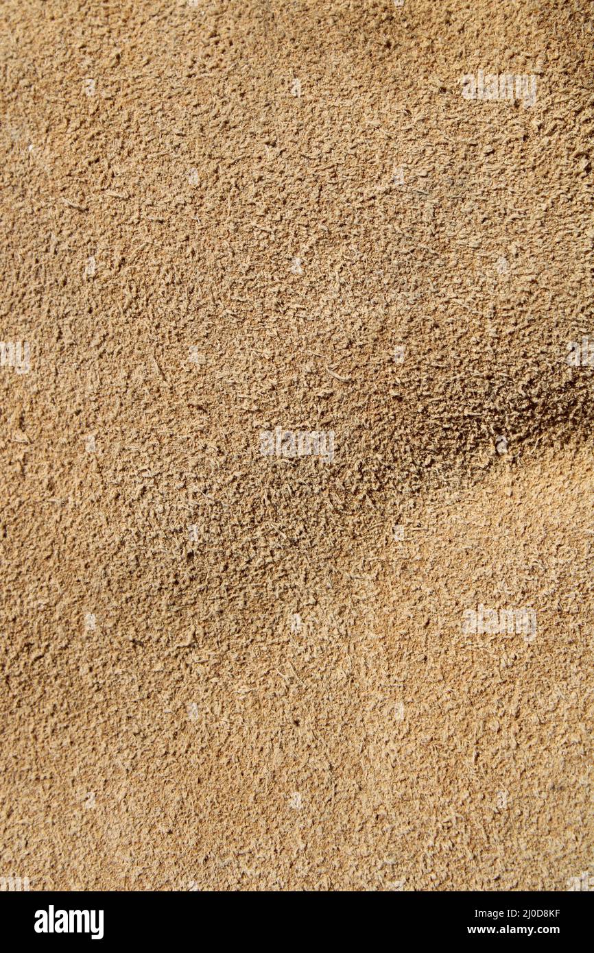 An Old Tan Suede Leather Texture Stock Photo - Alamy