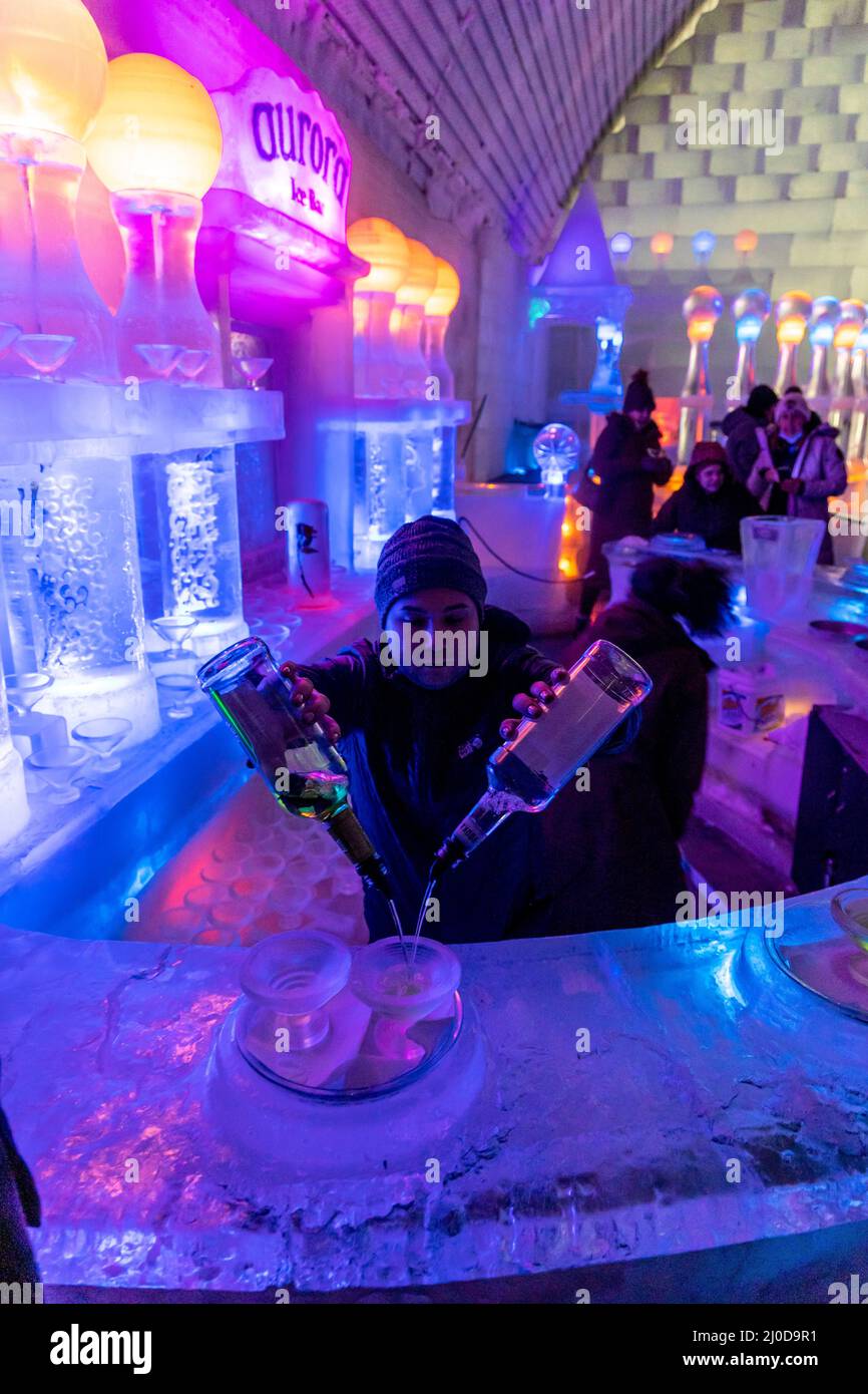 Aurora ice bar hi-res stock photography and images - Alamy
