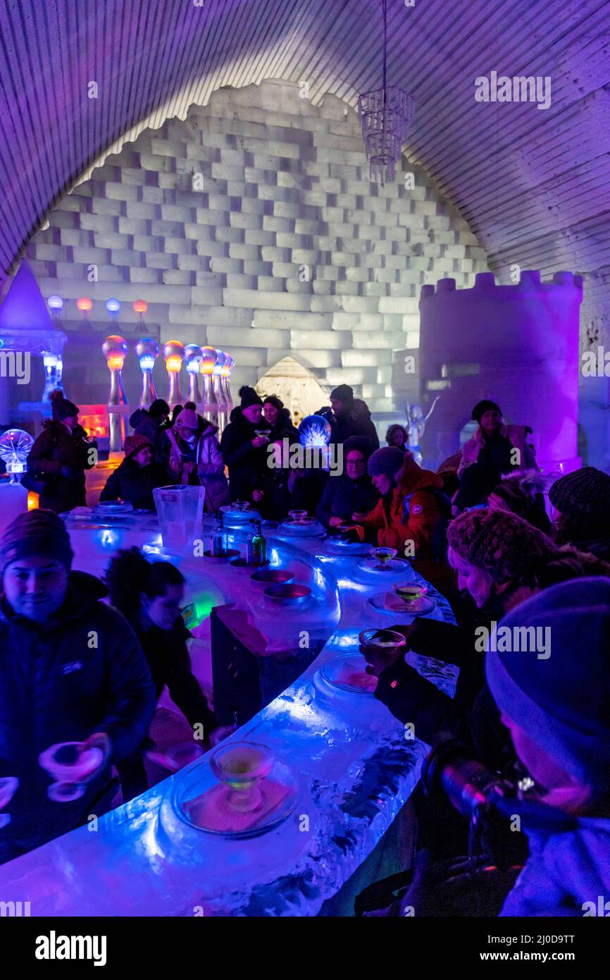 Aurora Ice Museum, Chena Hot Springs Resort, Alaska Stock Photo - Alamy