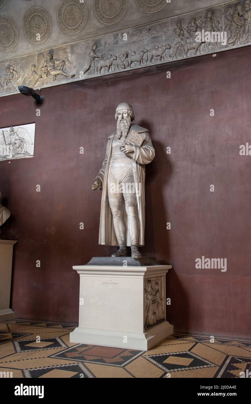 Original Plaster Model of Johannes Gutenberg by Bertel Thorvaldsen ...