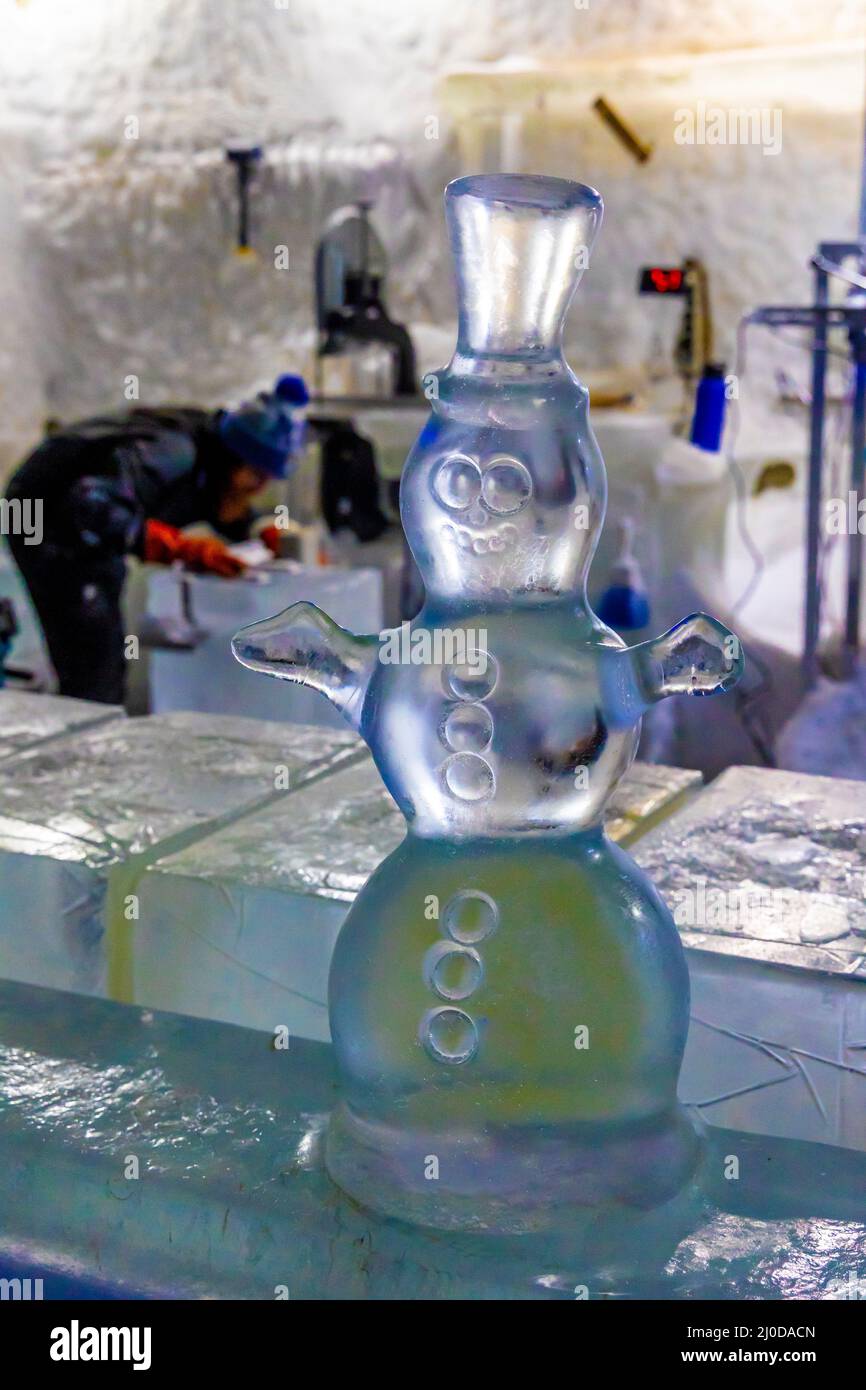 Aurora Ice Museum, Chena Hot Springs Resort, Alaska Stock Photo - Alamy