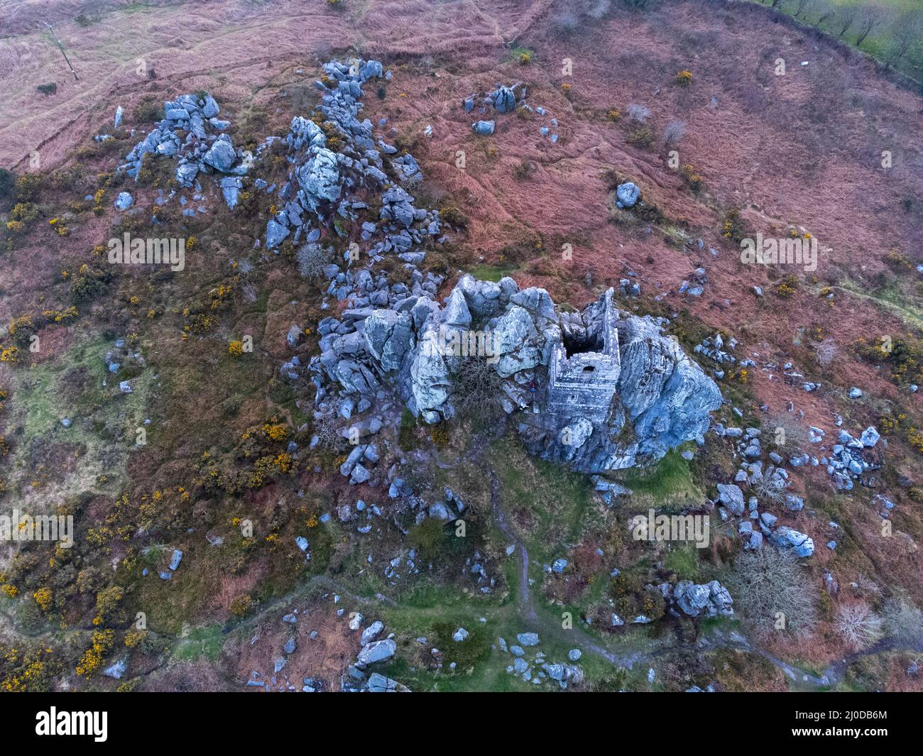 Roche rock cornwall England uk Stock Photo - Alamy