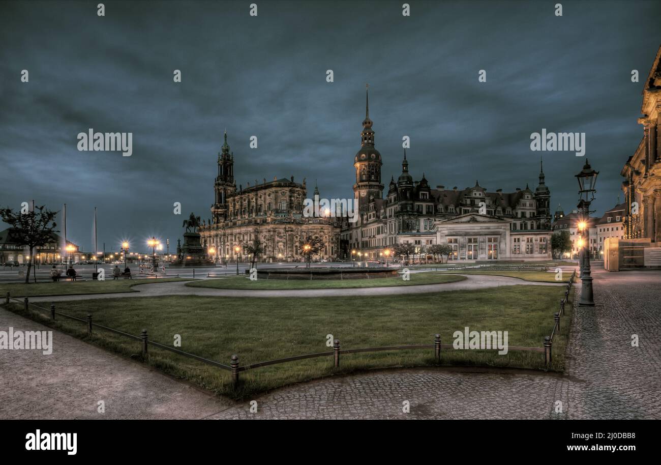 Dresden Castle - Residenzschloss Dresden Stock Photo - Alamy