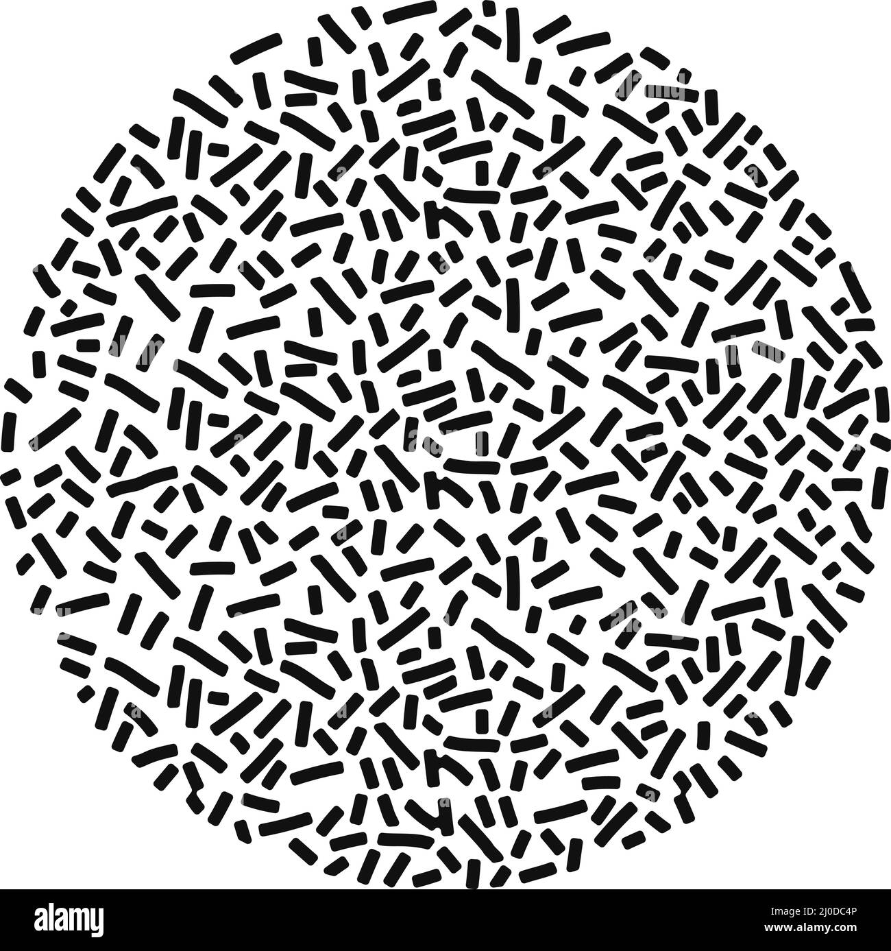 Hand drawn circle scribble textures, abstract round shape doodles ...