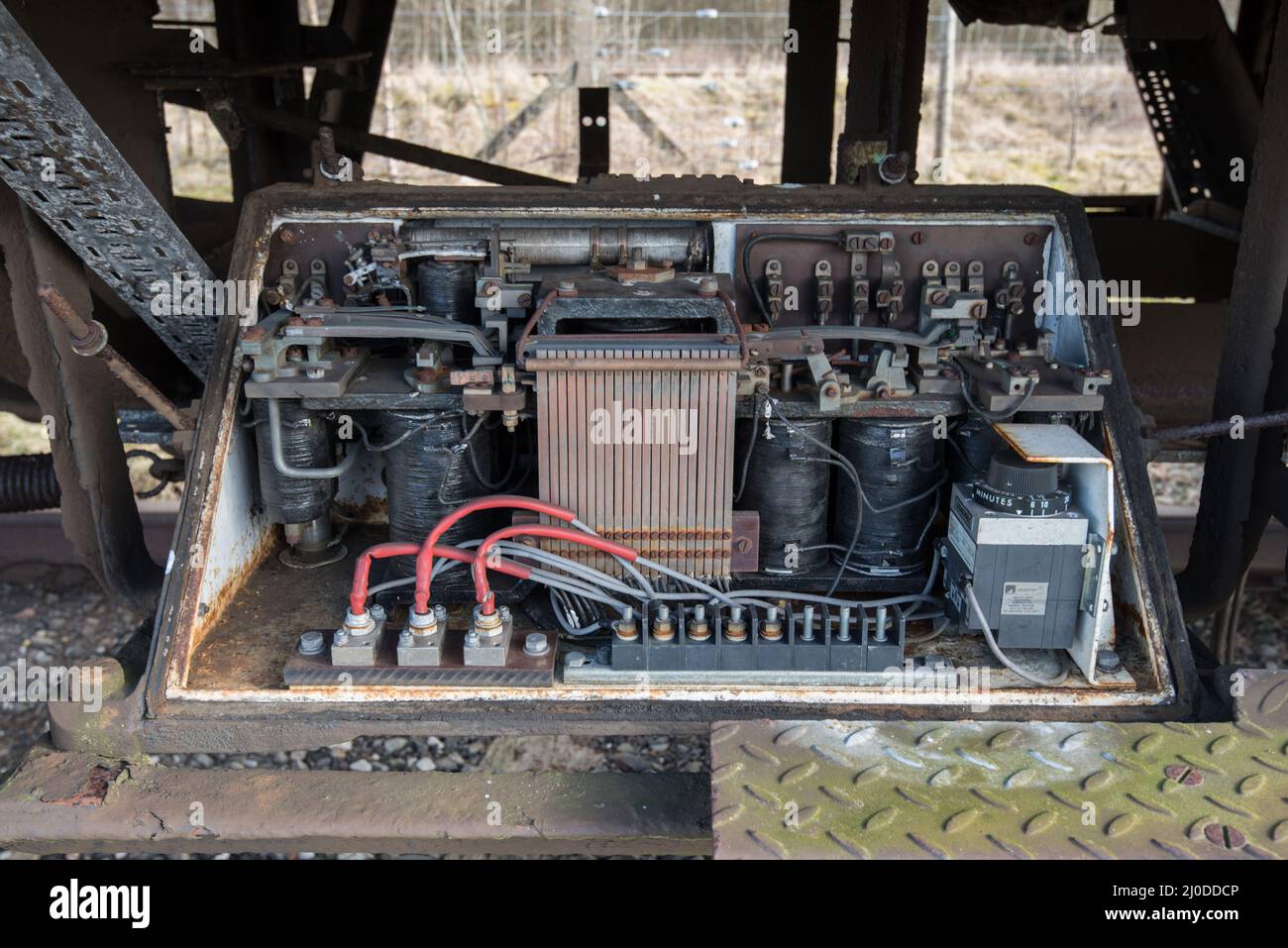 The effect of time and vandalism with rot and decay affecting parts of ...