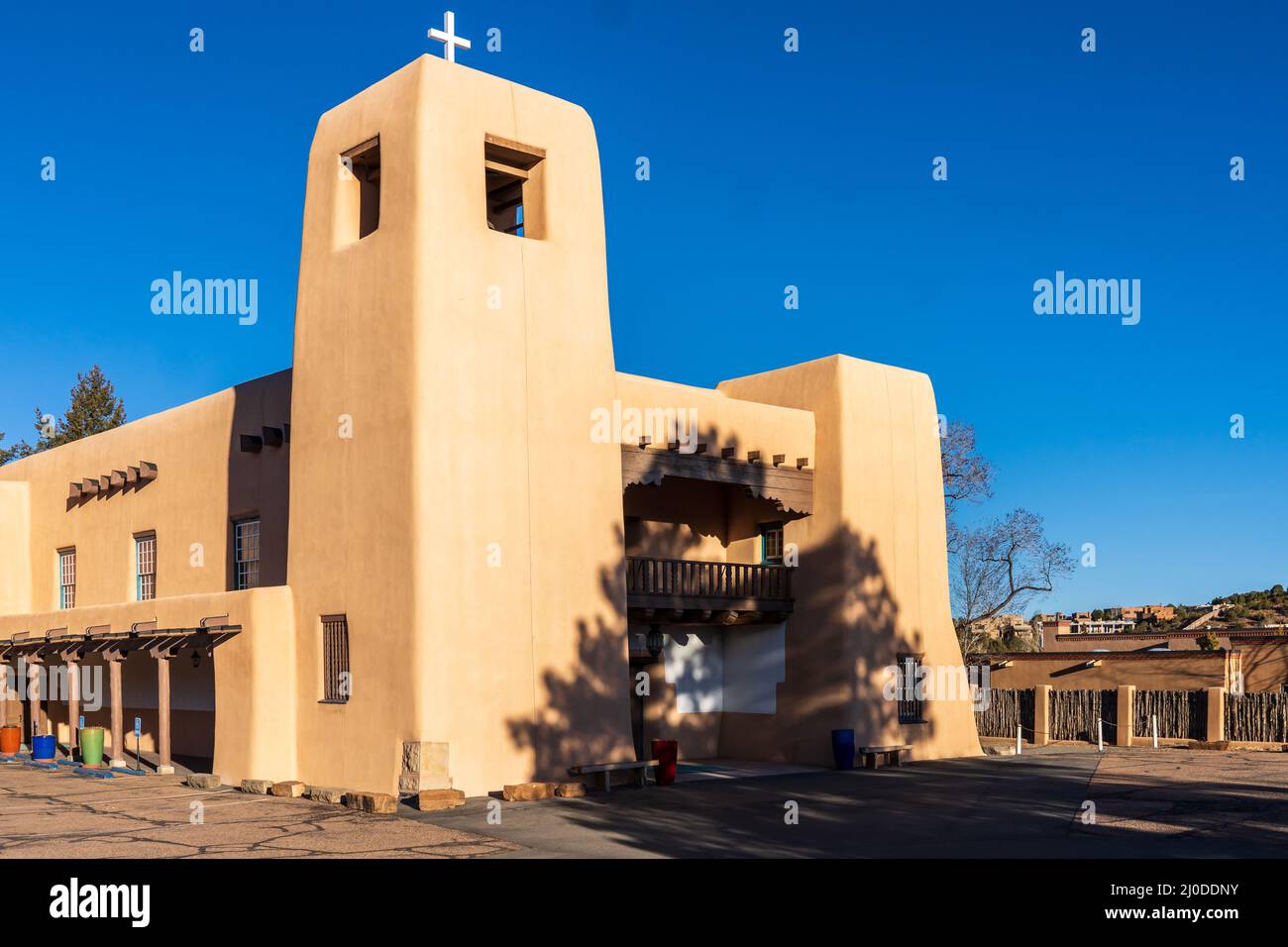 Cristo Rey Catholic Church in Santa Fe, New Mexico Stock Photo - Alamy