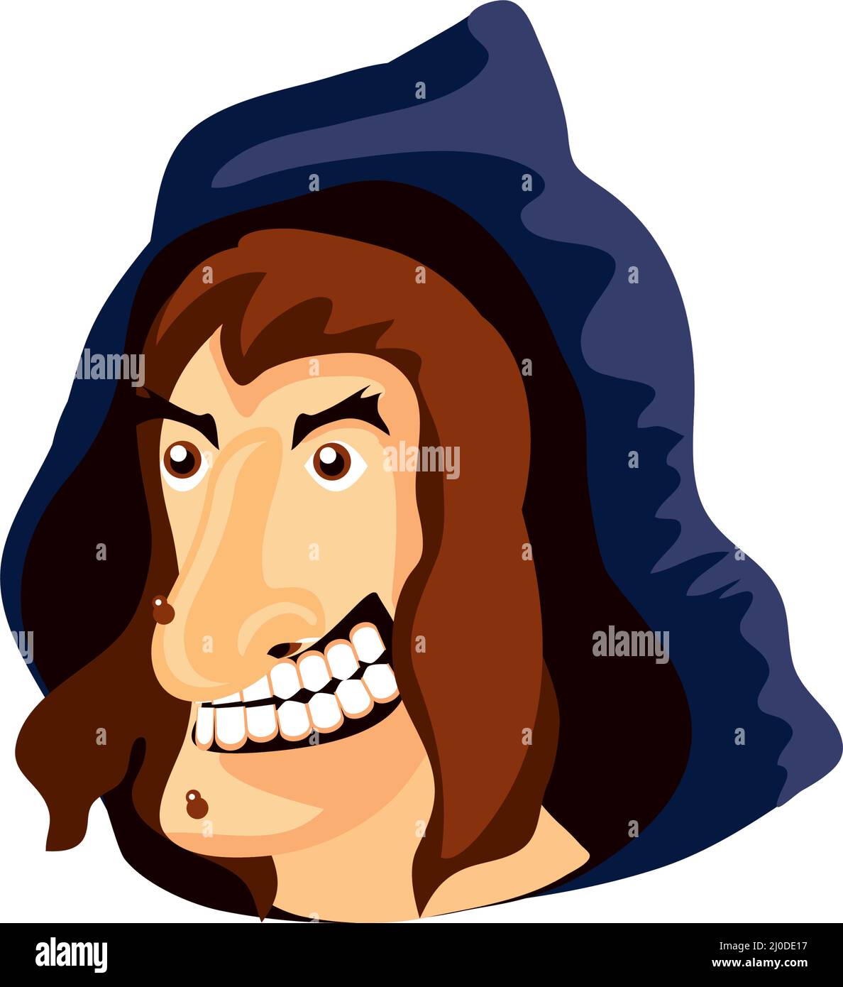 witch face character Stock Vector Image & Art - Alamy