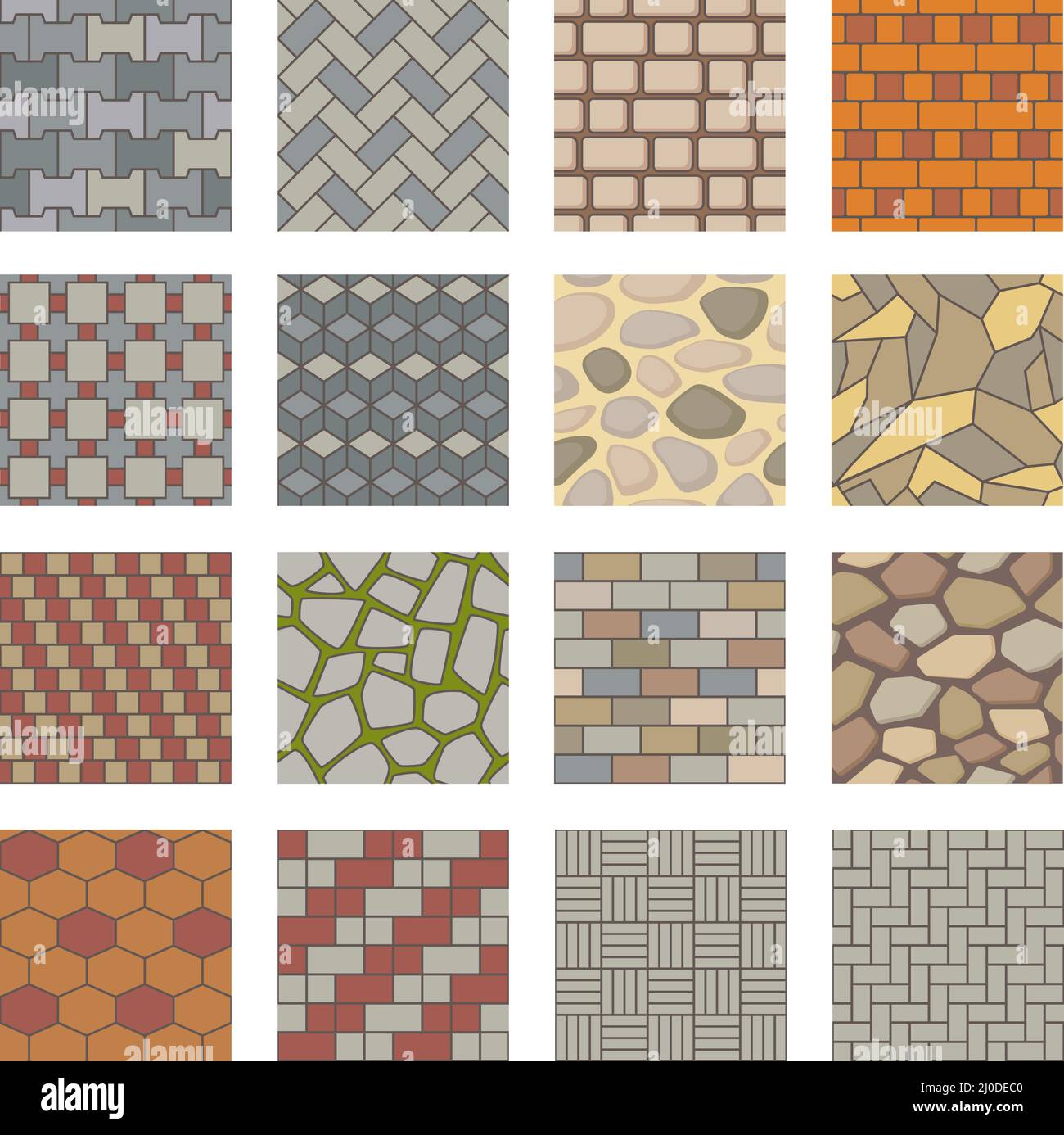 Paved brick road Stock Vector Images - Alamy