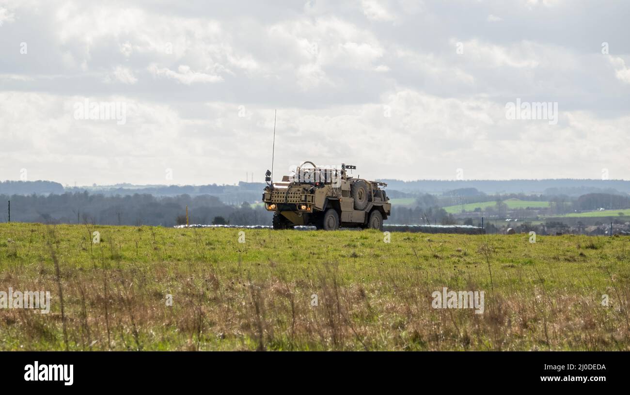 British army Supacat Jackal rapid assault, fire support and ...
