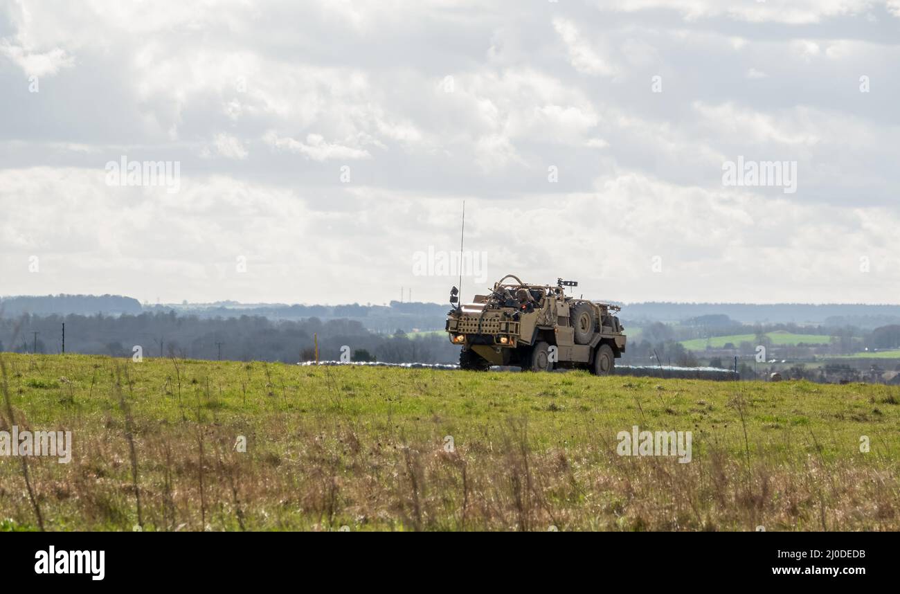 British army Supacat Jackal rapid assault, fire support and ...