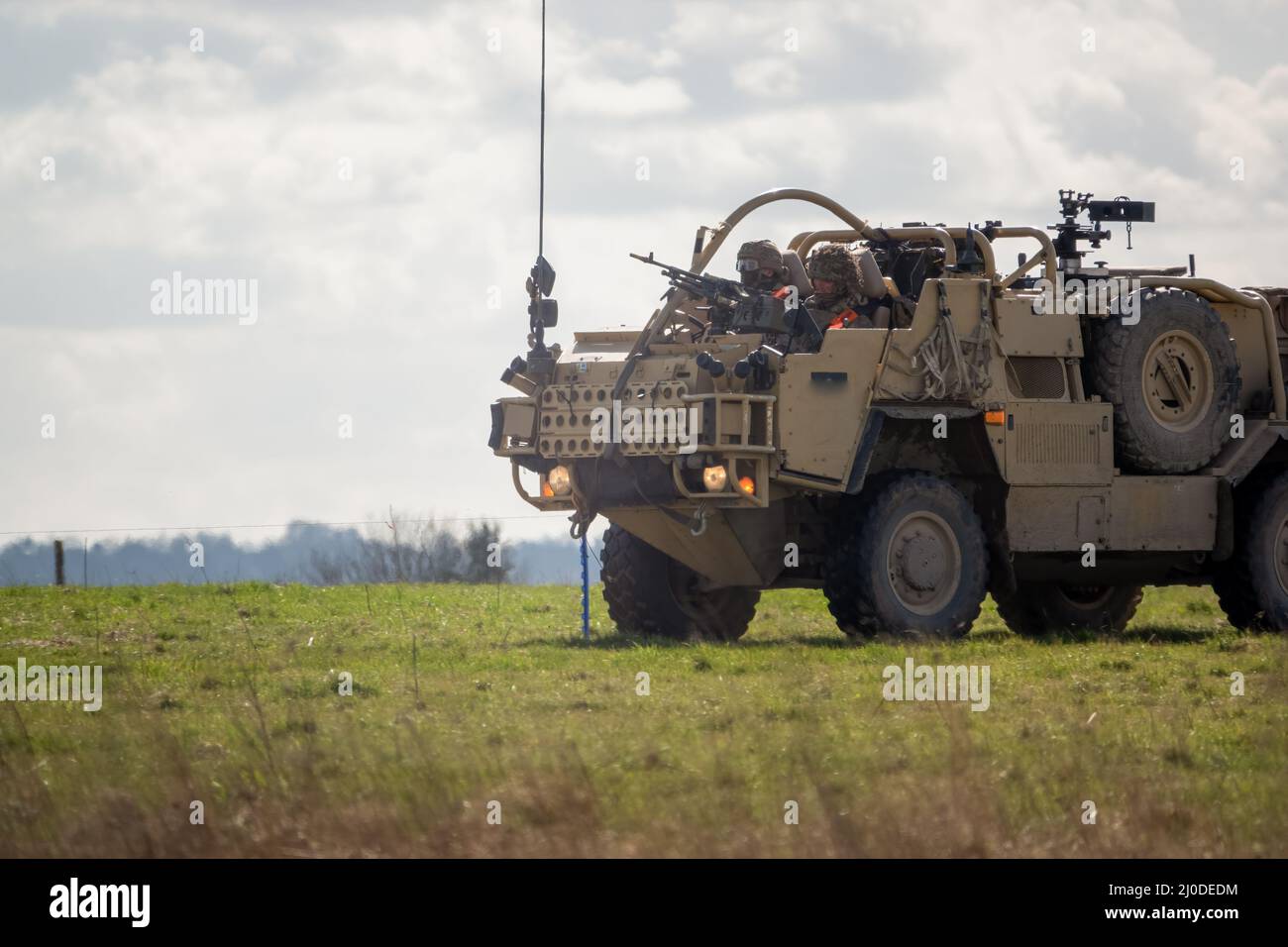 British army Supacat Jackal rapid assault, fire support and ...