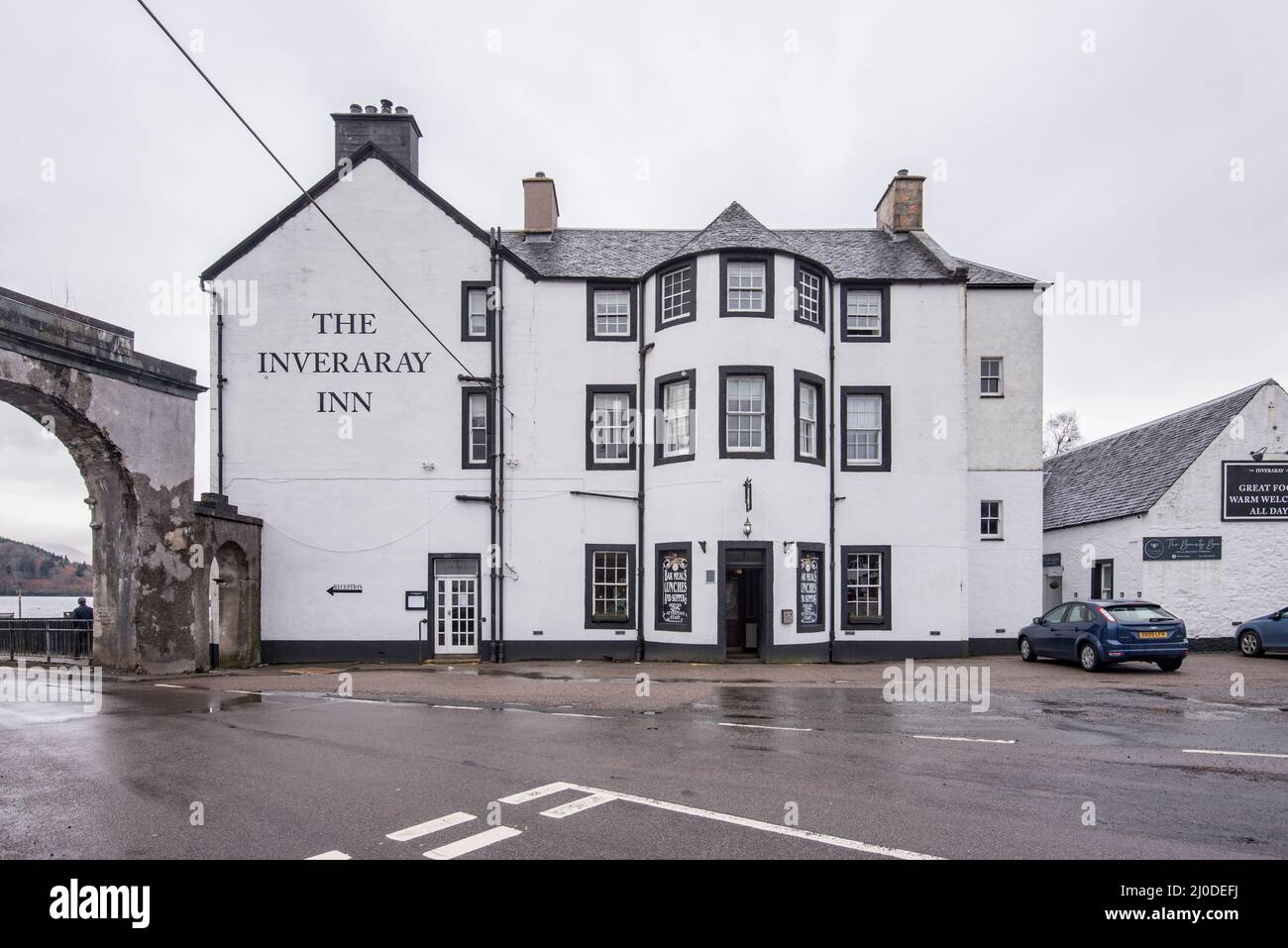 The Inverary Inn in Inverary Argyll overlooking the still waters of ...
