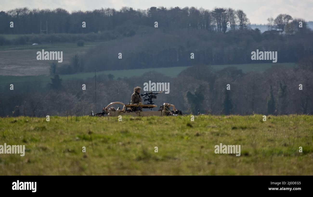 British army Supacat Jackal rapid assault, fire support and ...