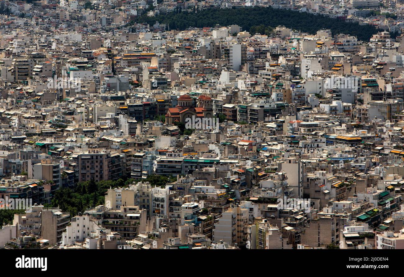 City scene athens hi-res stock photography and images - Alamy