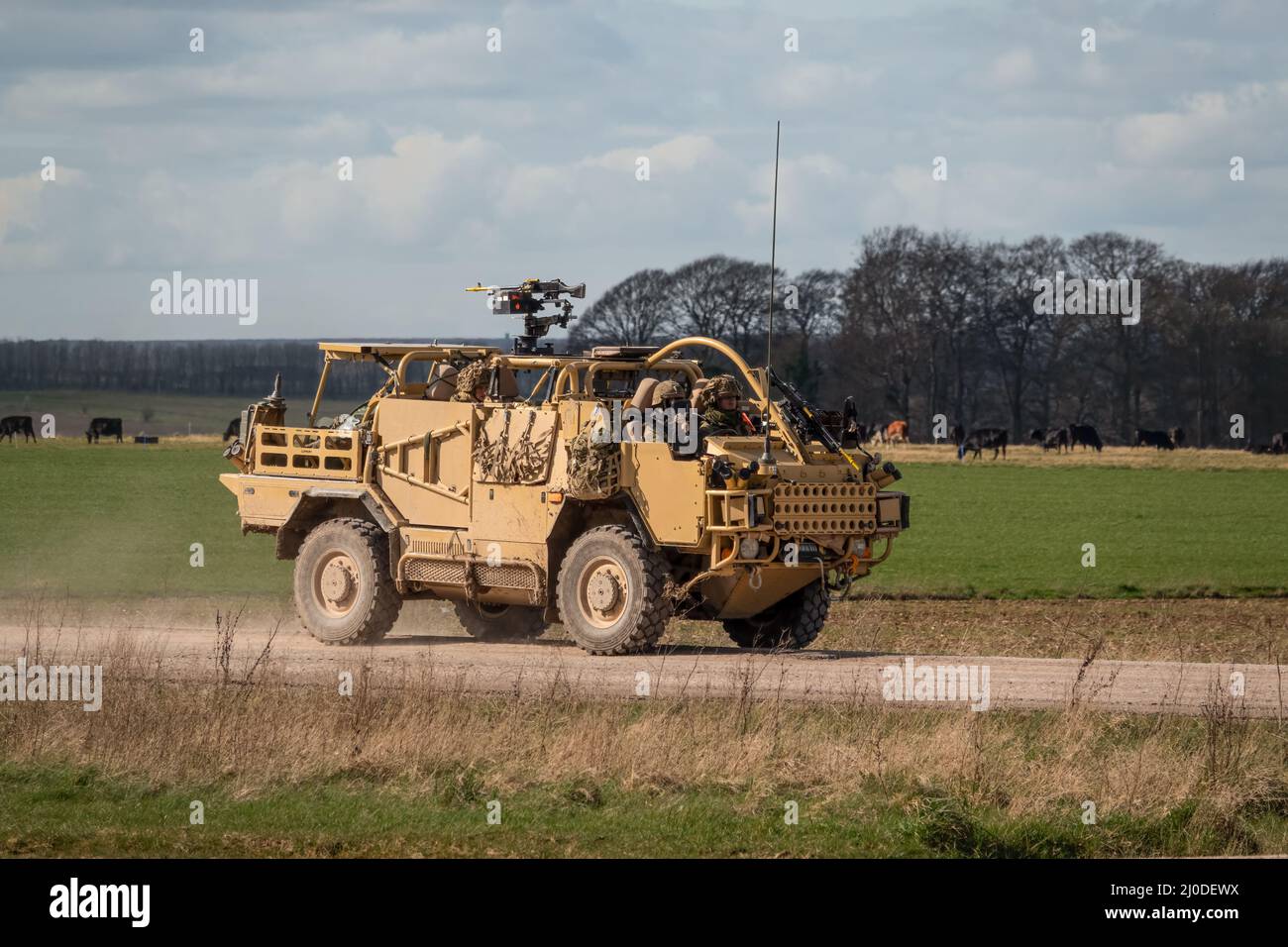 British army Supacat Jackal rapid assault, fire support and ...
